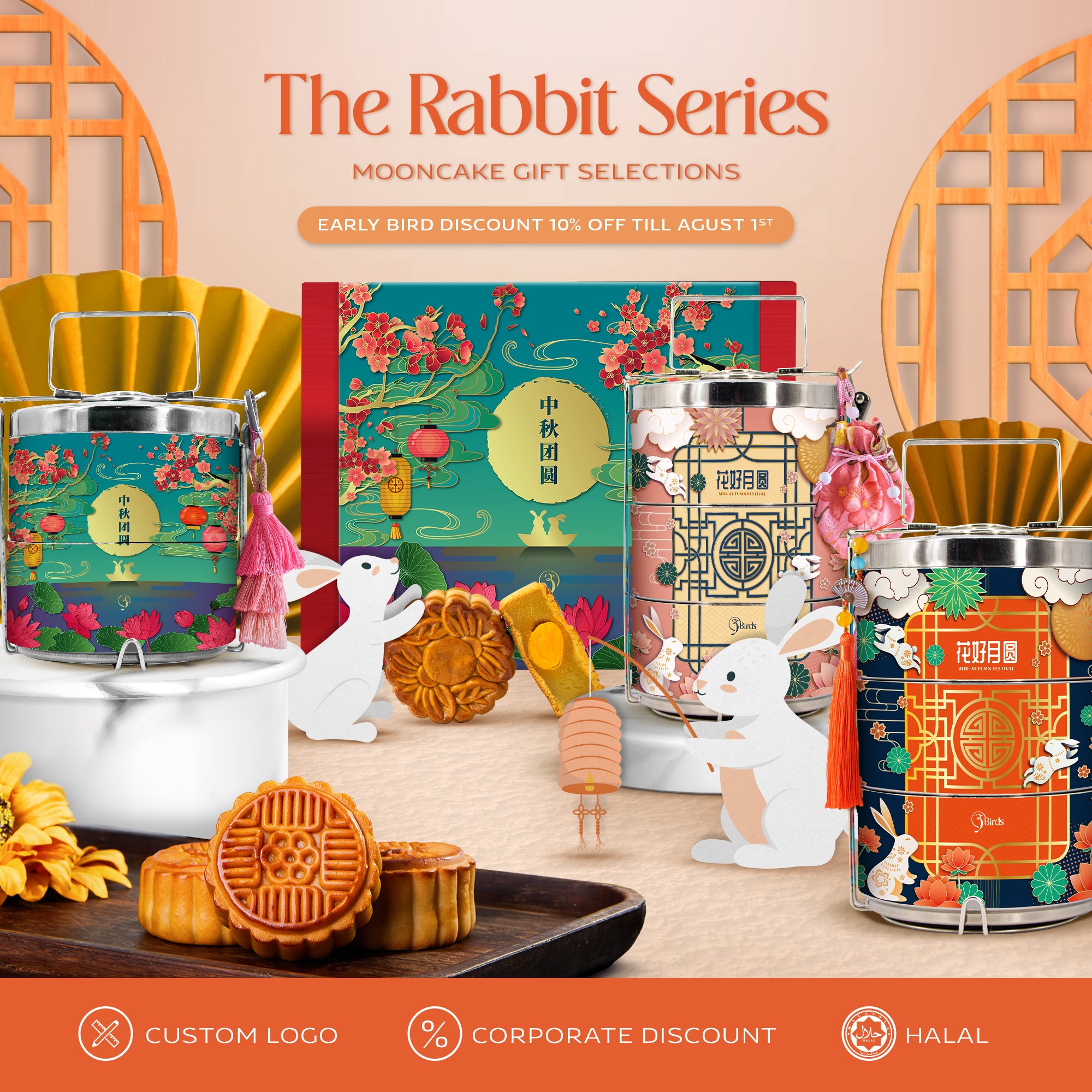 Mid-Autumn Festival Rabbit Series – 3Birds Gifting